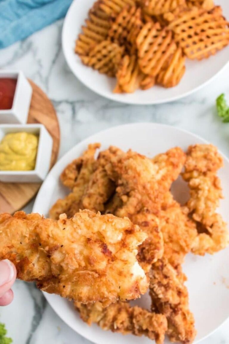 Homemade Chicken Strips Recipe • Bake Me Some Sugar